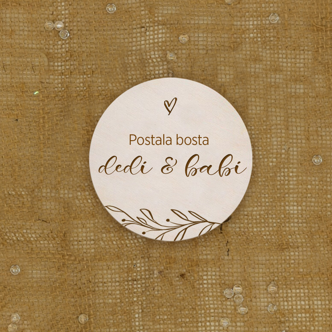 Postala bosta dedi in babi - Laserwood.si